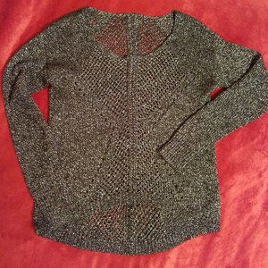 Sweaters | Silver Sparkle Sweater | Poshmark